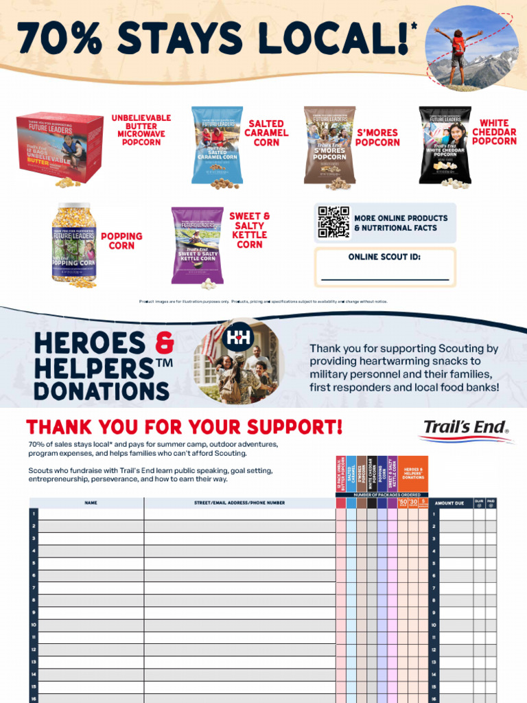 2024 Popcorn Order Form | PDF | Popcorn | Maize