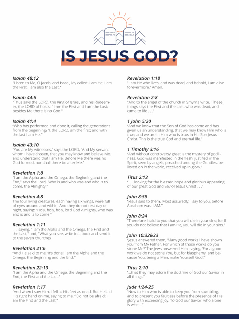 IS JESUS GOD 8.522x1122 CCCH 2 | PDF