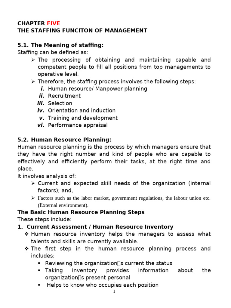 Introduction To MGT CHAPTER 5 | PDF
