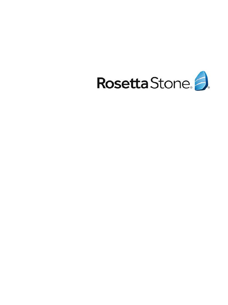 Rosetta Stone - Scope and Sequence | PDF