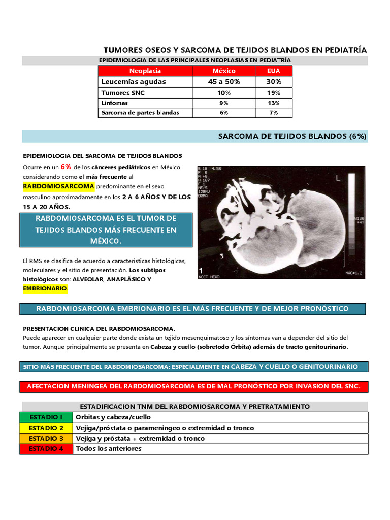 Tumores Oseos y de Tejidos Blandos | PDF