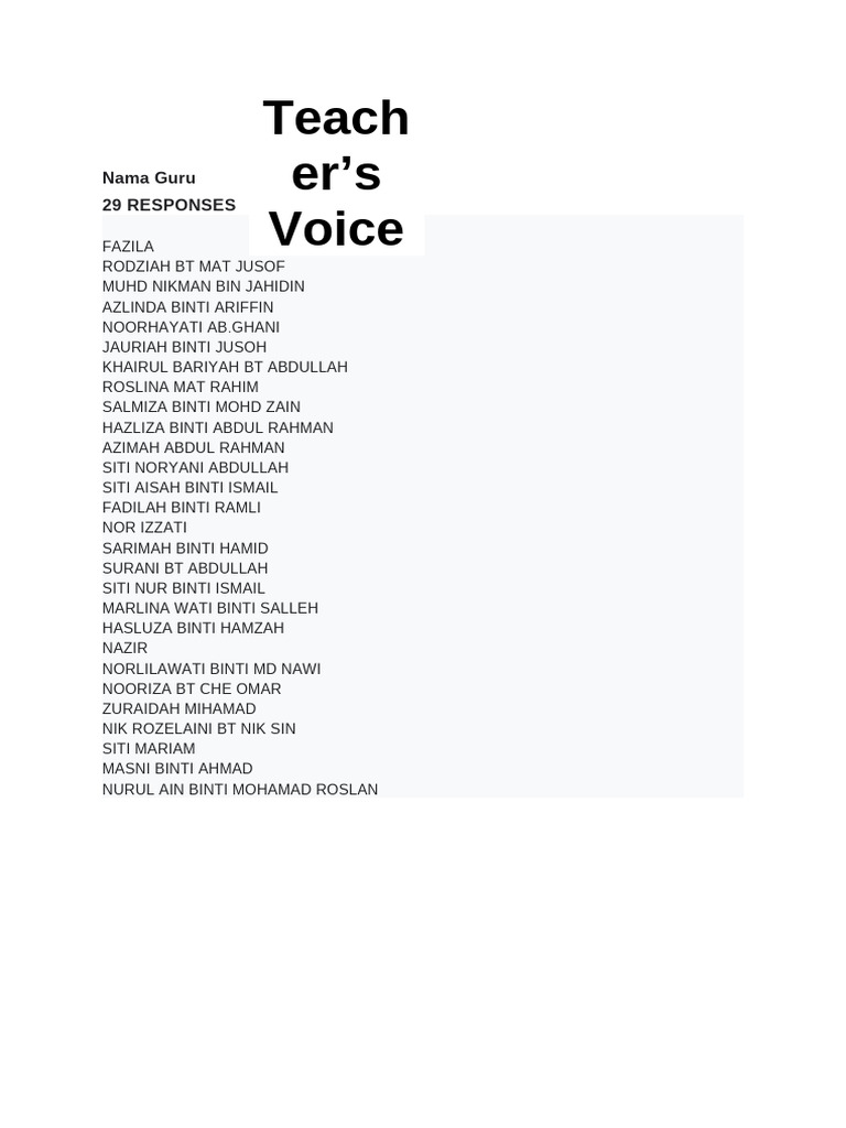 Voice | PDF