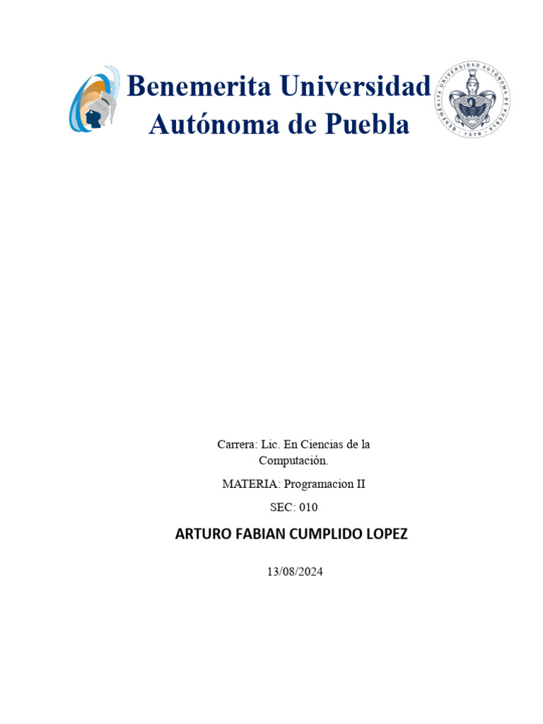 Programacion Ii | PDF