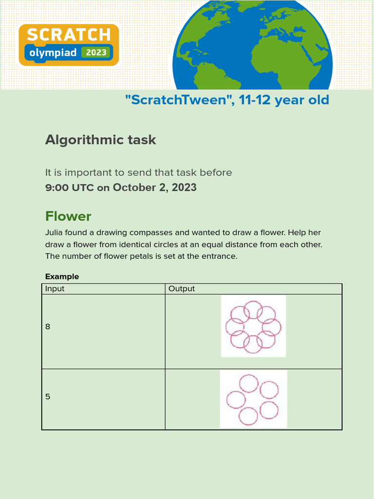 Algorithmic Task ScratchTween - 2023 | PDF