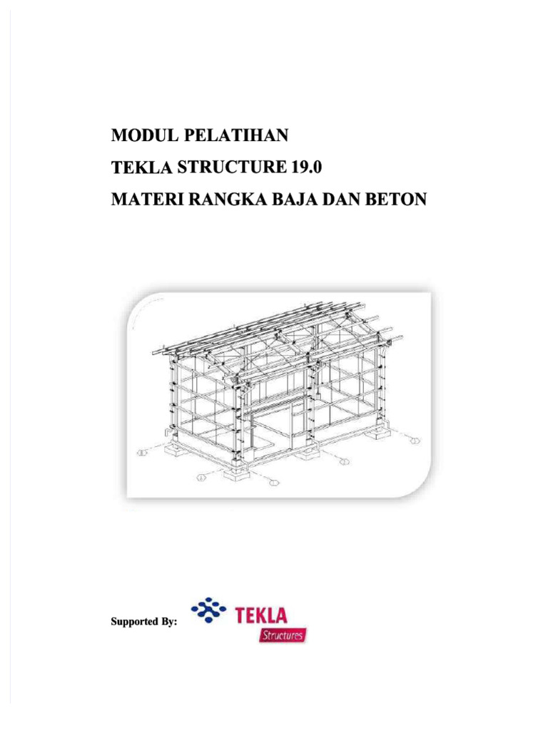 PDF Pelatihan Tekla - Compress | PDF