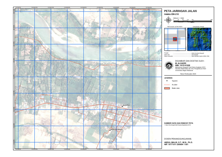Peta Jaringan Jalan Ew-210 | PDF