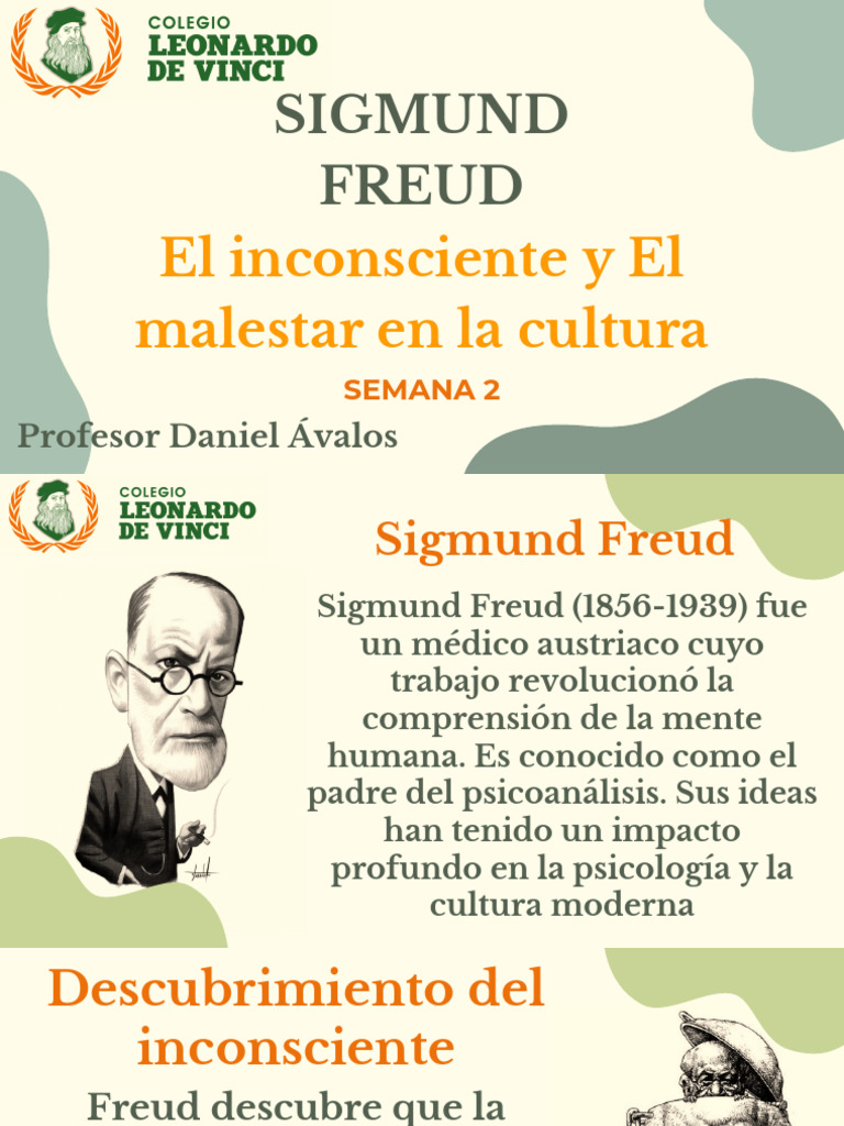 Sigmund Freud, El Inconsiente y El Malestar en La Cultura | PDF