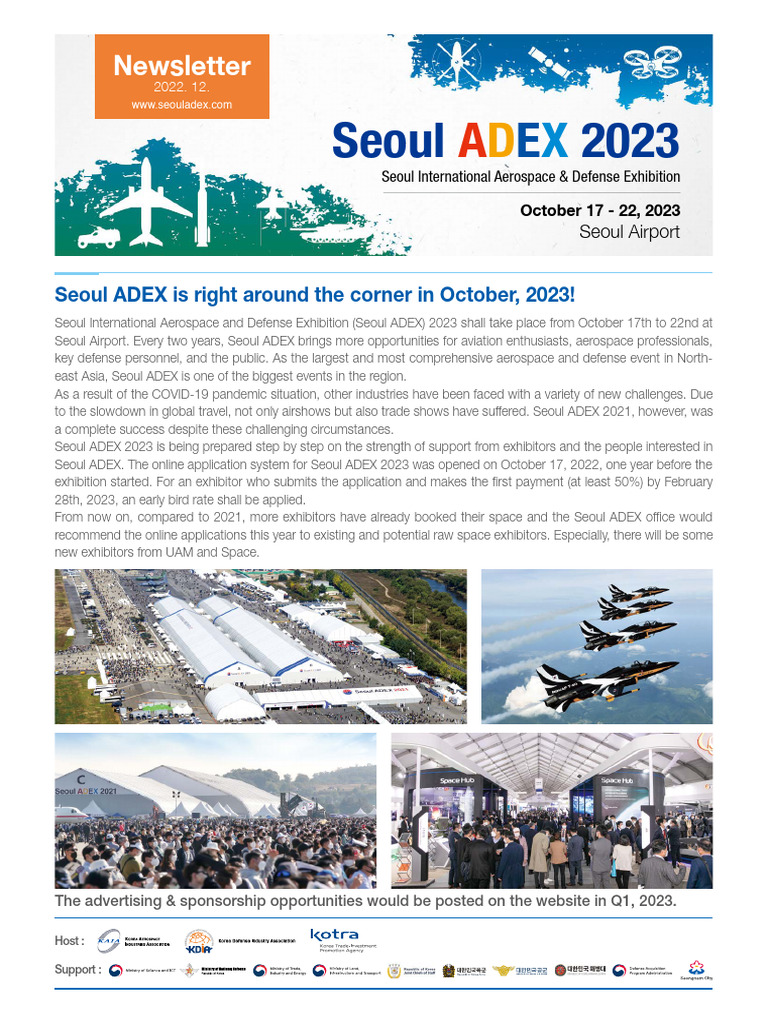 Seoul ADEX 2023 Newsletter | PDF