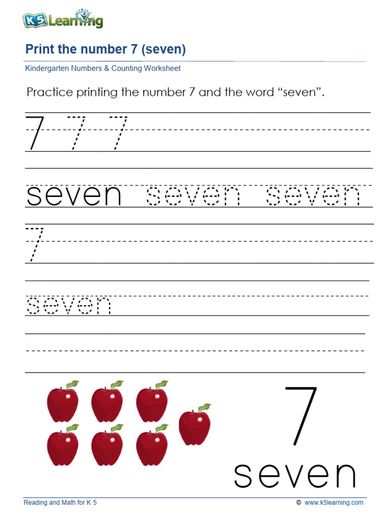 kindergarten-printing-numbers-seven-7 | PDF