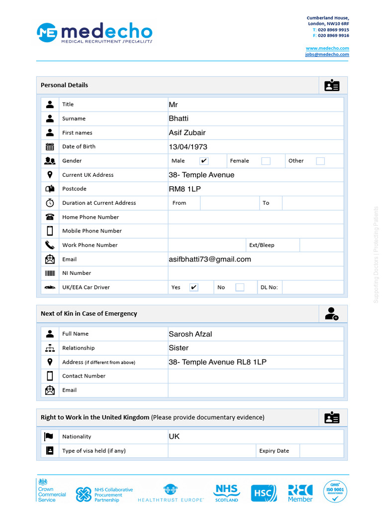 Doctors Registration Pack V3.0 | PDF