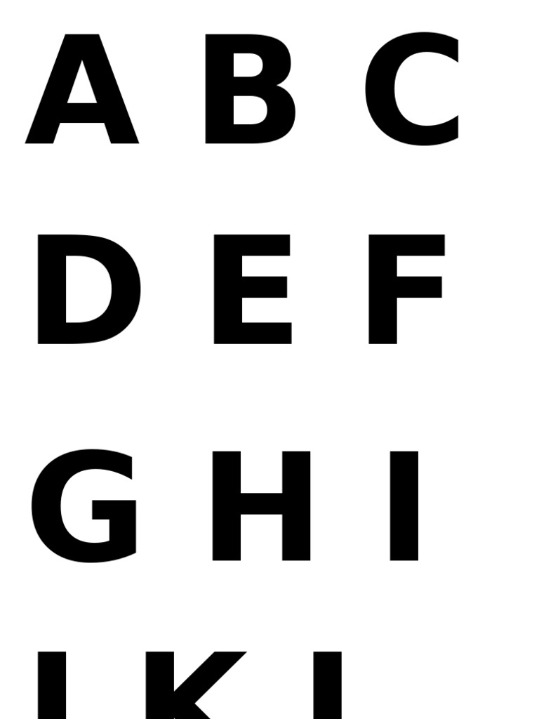 Abecedario Mayusculas | PDF