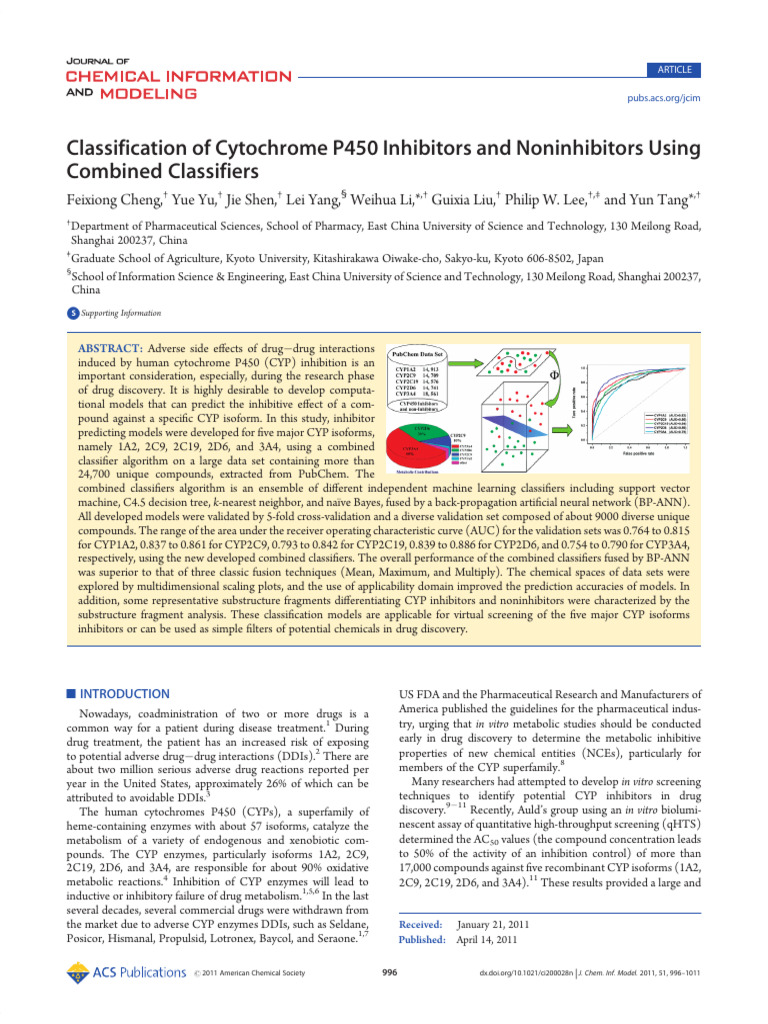 1_Classification-of-cytochrome-P450-inhibitors-and-noninhibitors-using ...