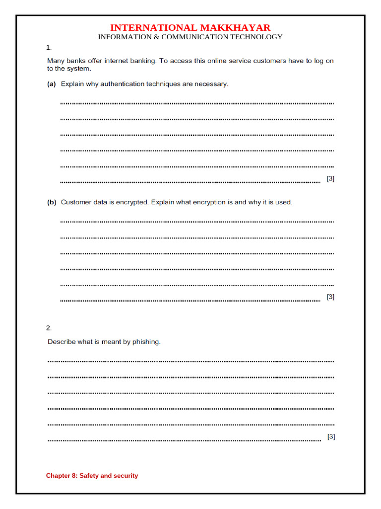 Chapter 8 Safety And Security Pdf