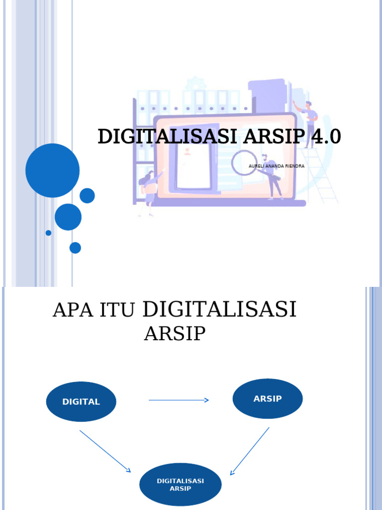 Persentasi Digitalisasi Arsip | PDF