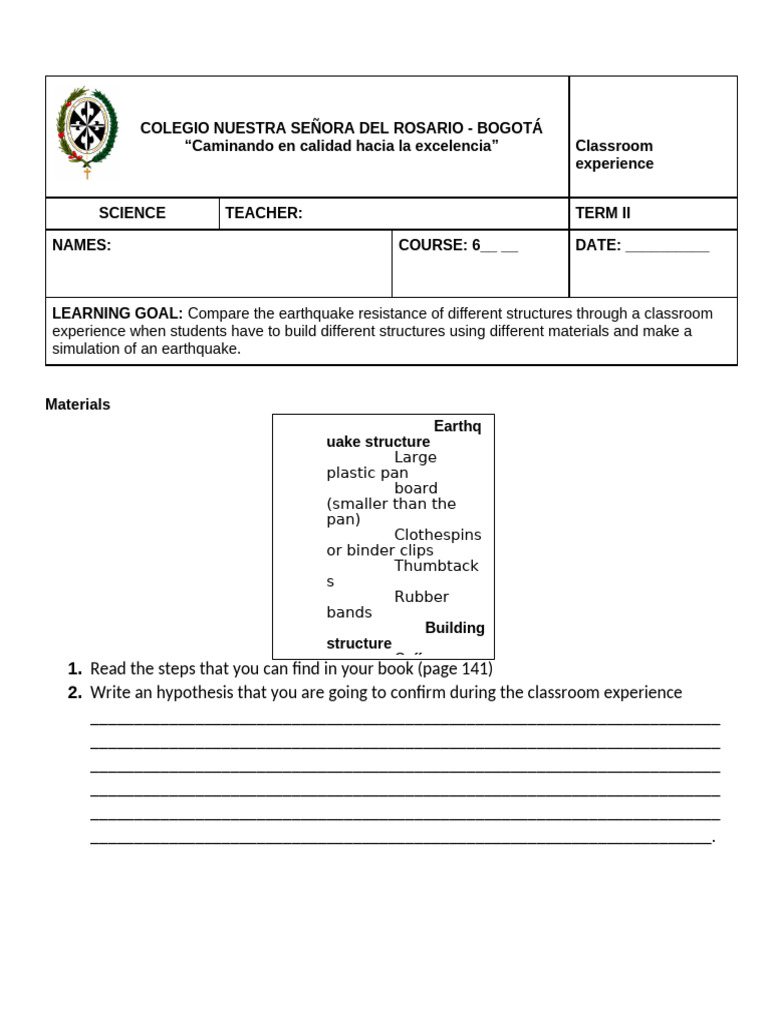 Classroom Experience | PDF