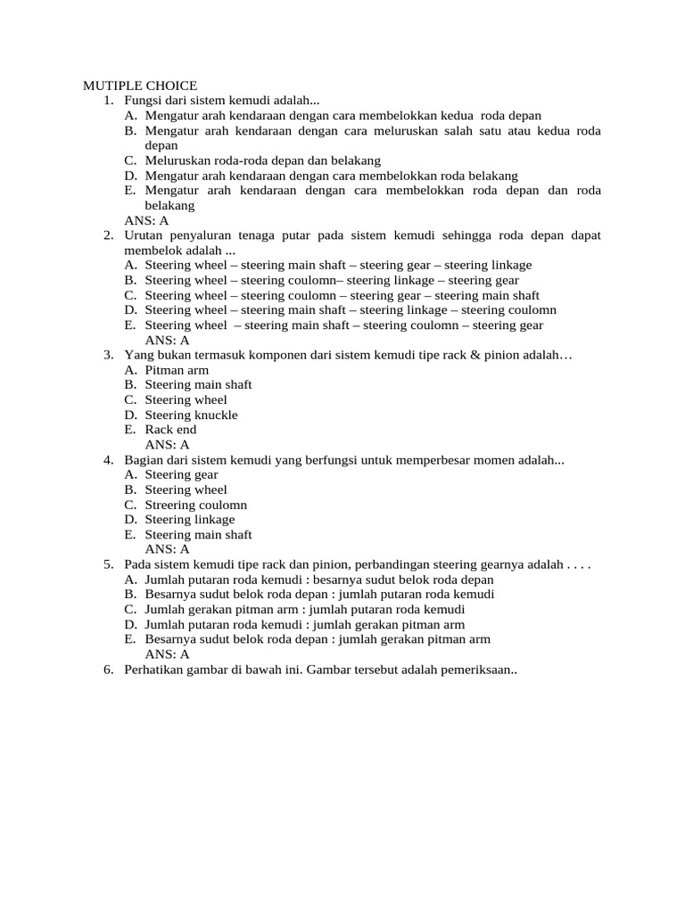 XI - (TKRO) Pemeliharaan Sasis | PDF