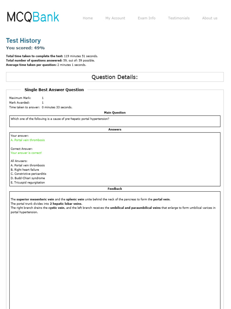 MSRA MCQ Bank - GIT | PDF