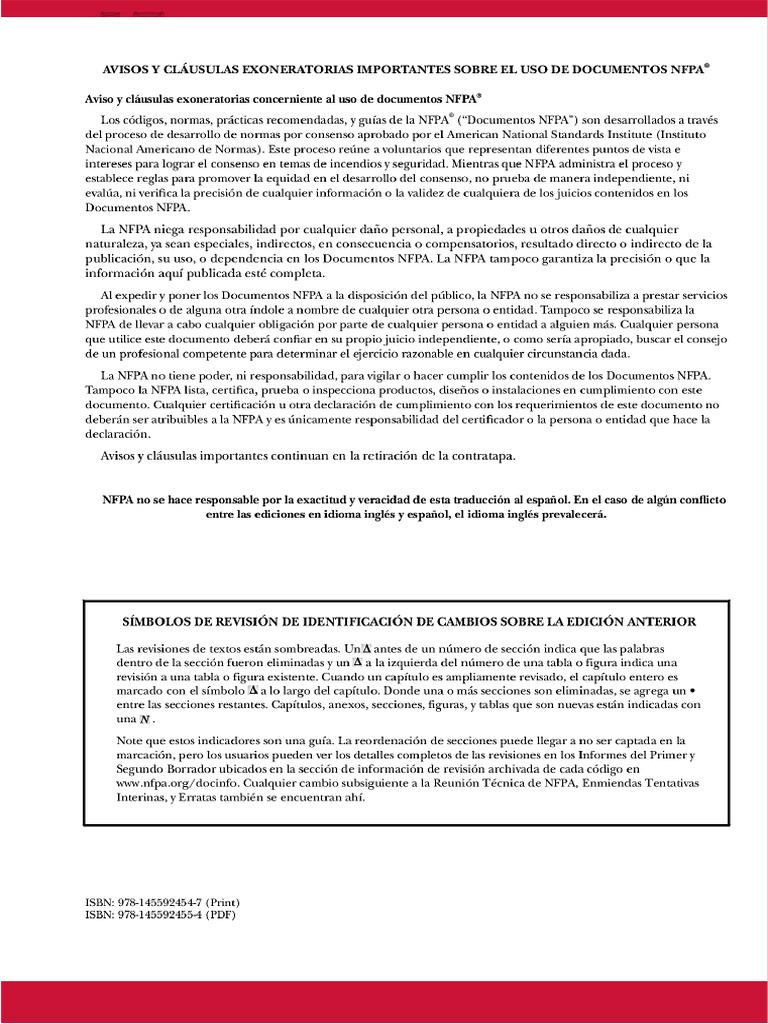NFPA 14 Espanol 2019 | PDF