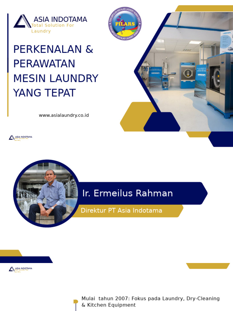 ASIA - Seminar Mesin Laundry | PDF