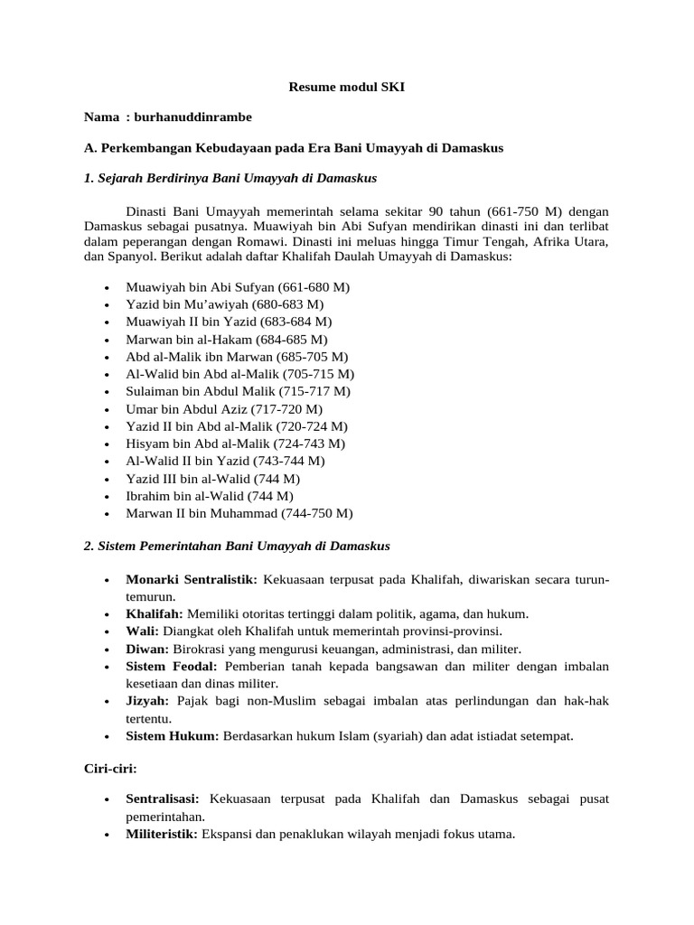 Resume Modul Ski KB 2 | PDF