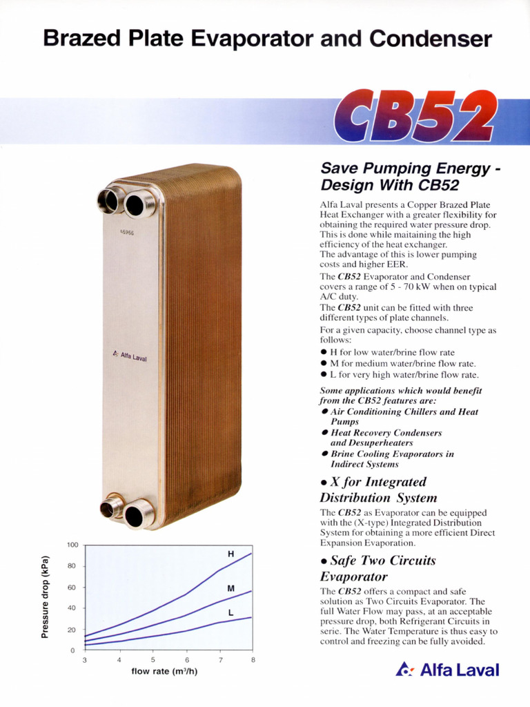 ALFA LAVAL cb52 | PDF