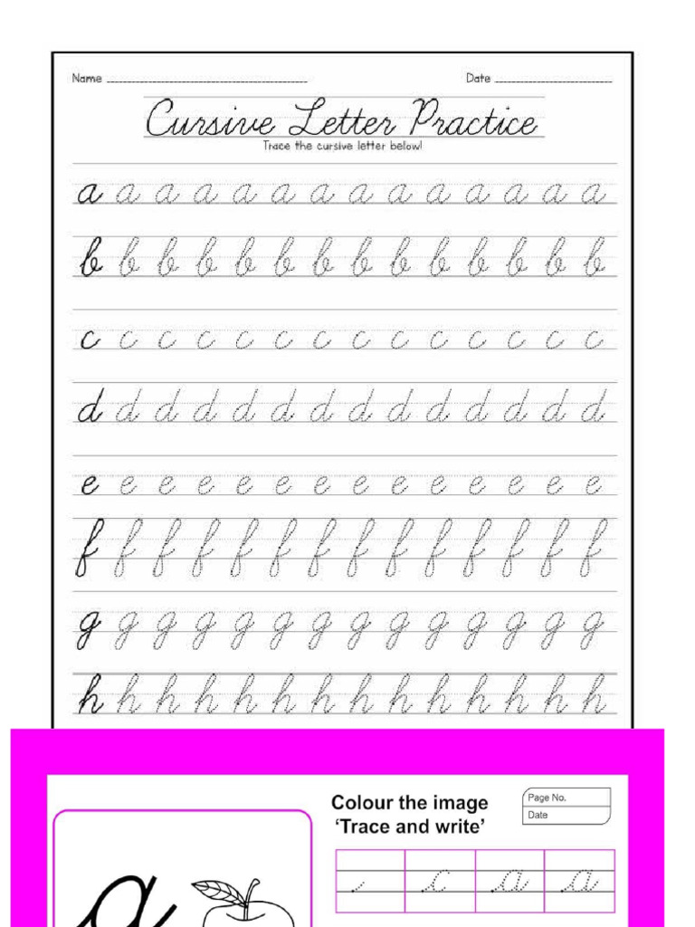 Cursive Practice | PDF