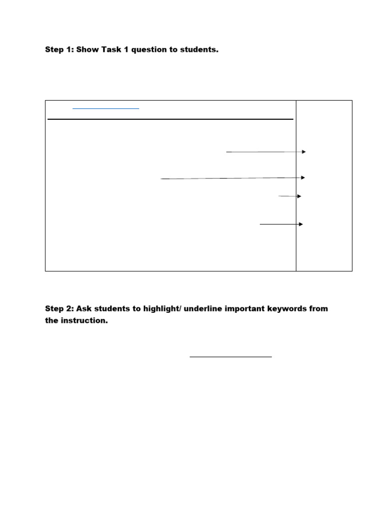 Sample question and responses for Task 1 | PDF
