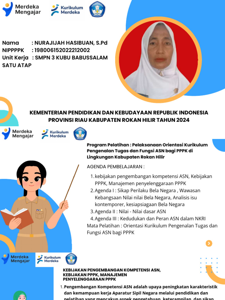 Jurnal Mooc Pppk 2024 Nurajijah Hasibuan S Pd Pdf