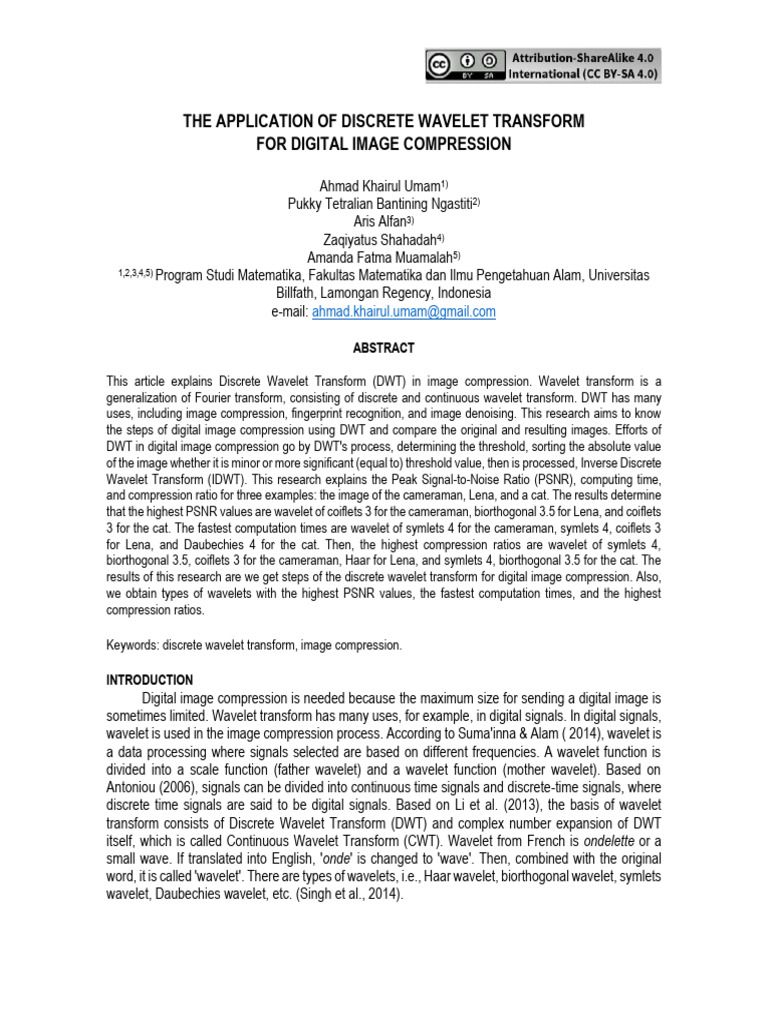 Jurnal Kompresi Citra 2024 | PDF