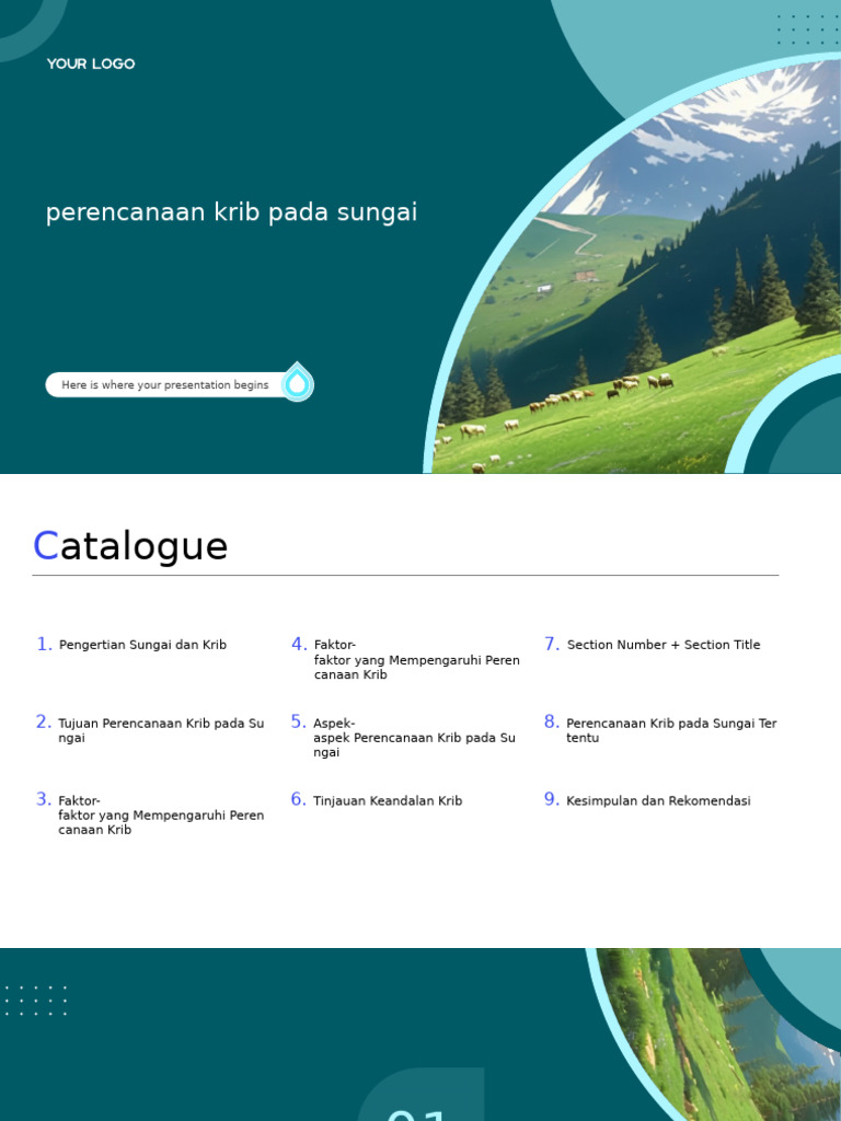 Perencanaan Krib Pada Sungai | PDF