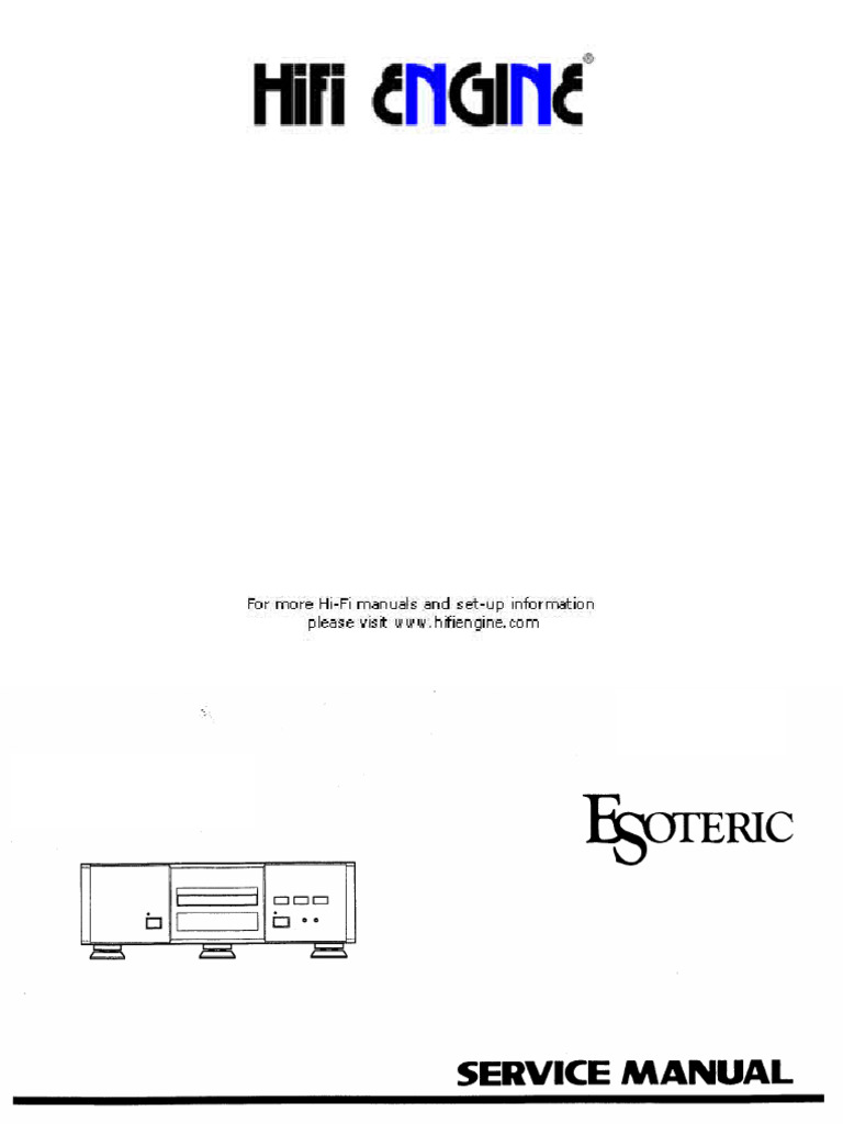 Teac Esoteric P-30 SM | PDF