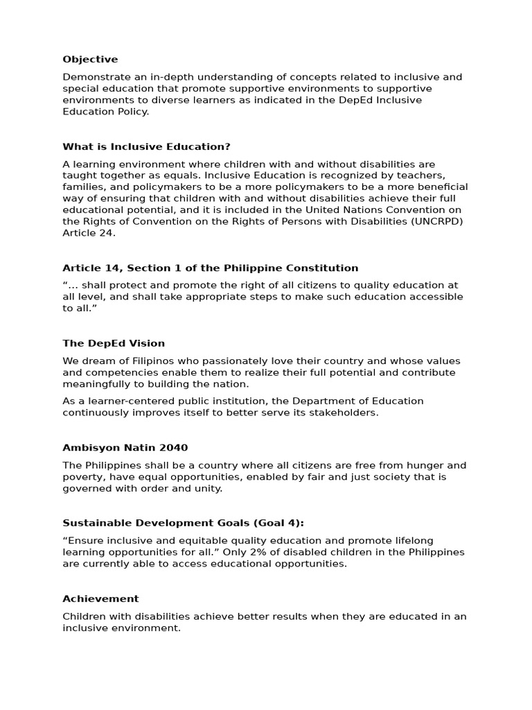 Inclusive-Education | PDF