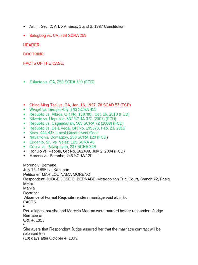 3 PFR Week 3 Cases | PDF