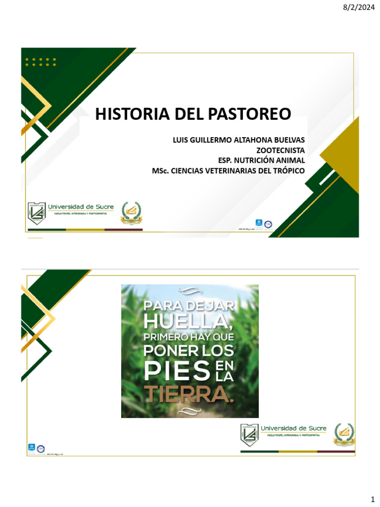 1 Historia Del Pastoreo - 081403 | PDF | Pasto | Pasto