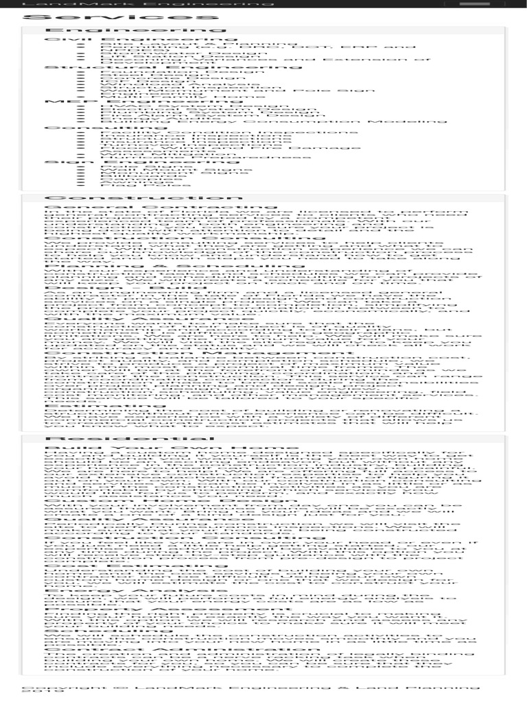 LandMark Engineering & Land Planning | PDF