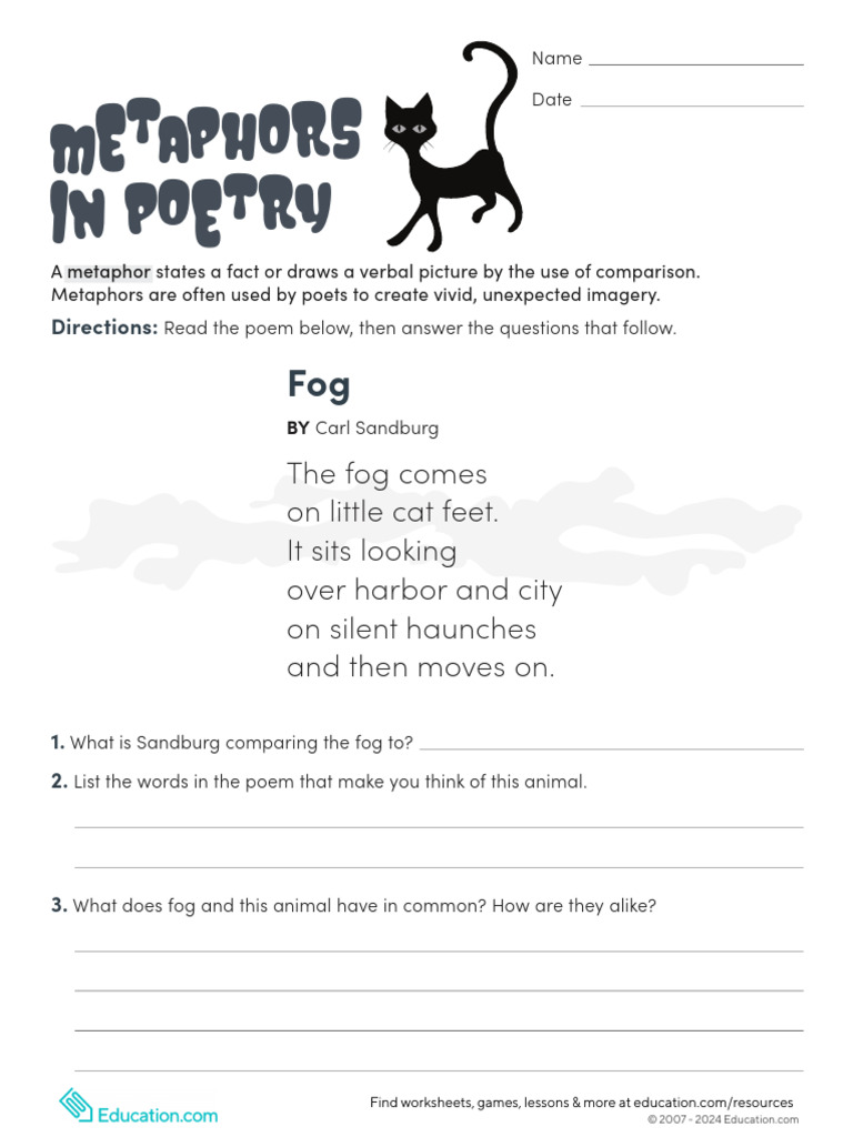 Metaphors in Poetry | PDF