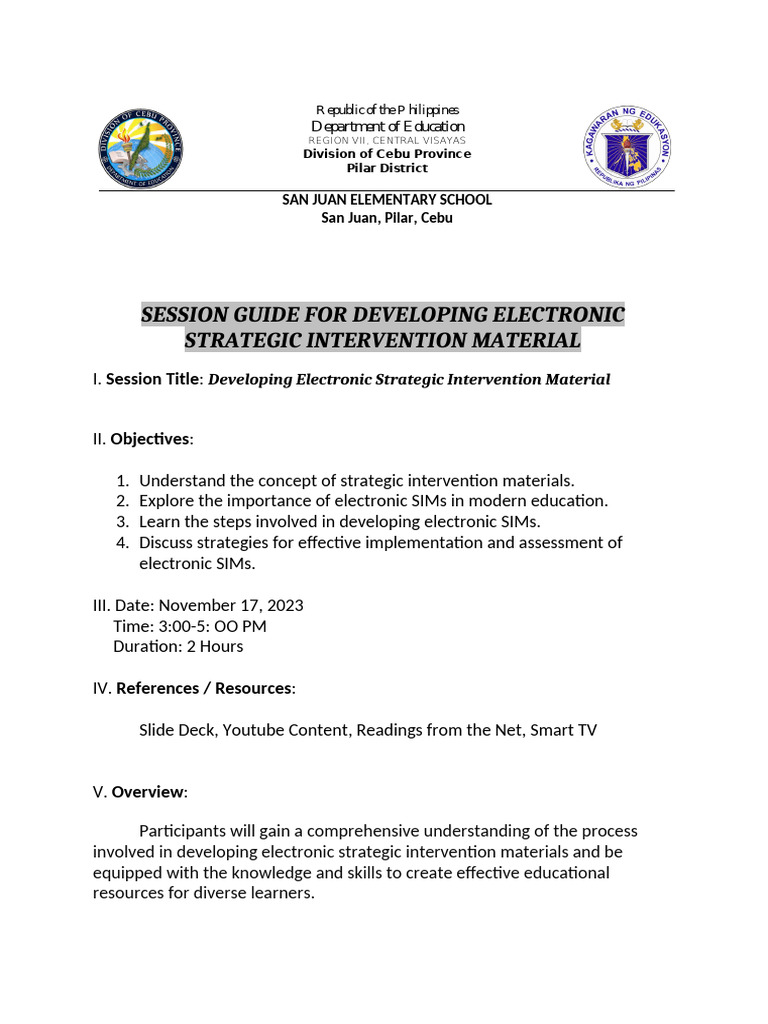 SESSION GUIDE eSIM | PDF SESSION GUIDE eSIM | PDF