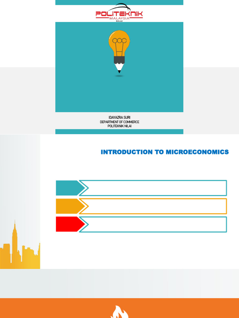 Chapter 1_DPB10053 Intro to Microeconomics | PDF