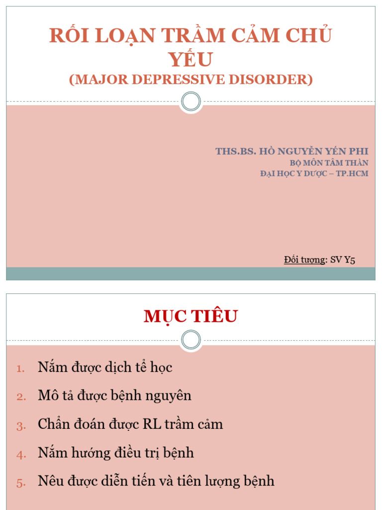 Major Depressive Disorder | PDF