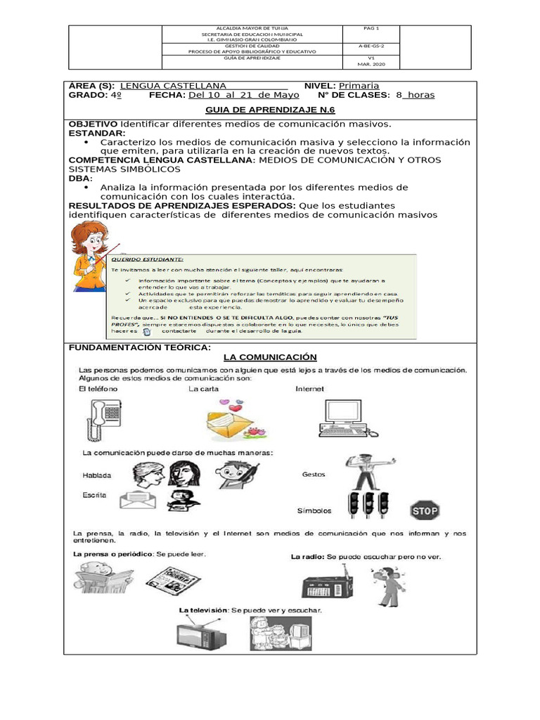 Los Medios de Comunicación | PDF