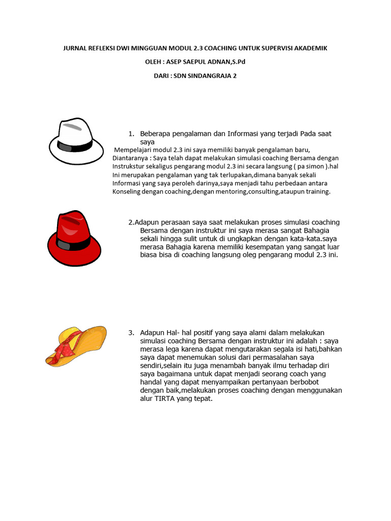 Jurnal Refleksi Dwi Mingguan Modul 2.3 - Asep Saepul Adnan | PDF