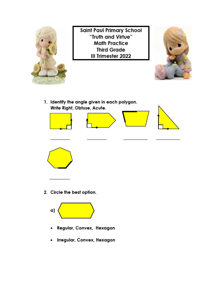 Math Practiceforthe Trimester Exam IIITrimester Home | PDF