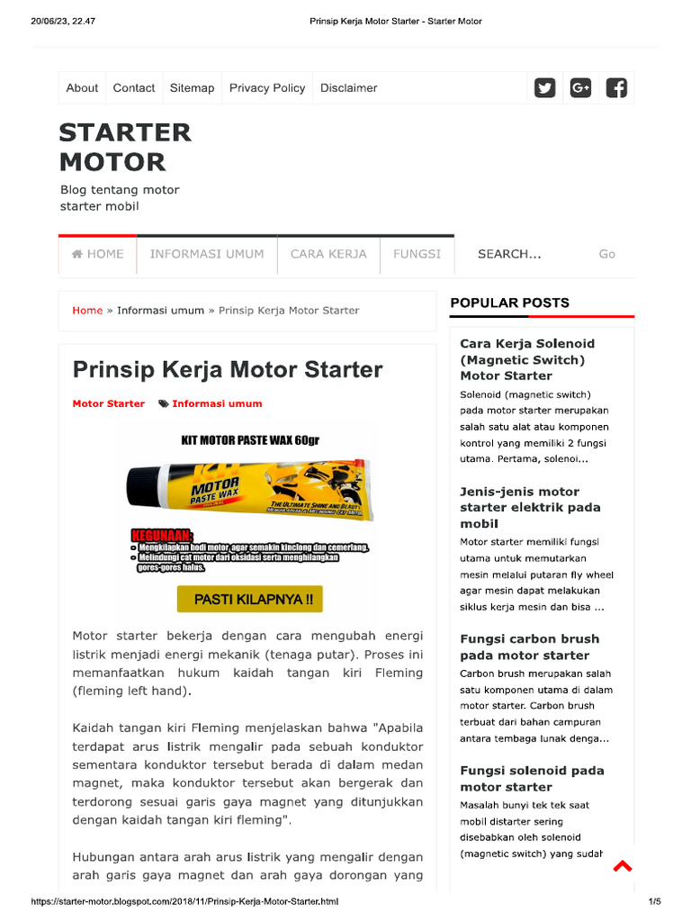 Prinsip Kerja STM | PDF