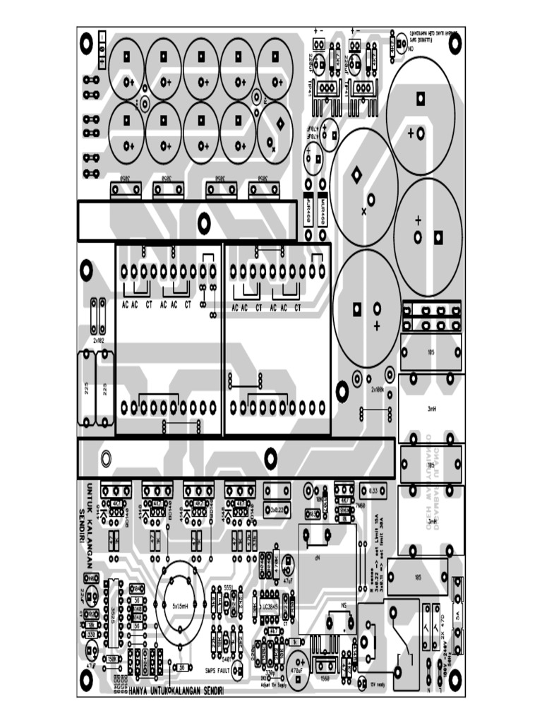 DipTrace PCB - Full Bridge 2X ETD 49 - Ok | PDF