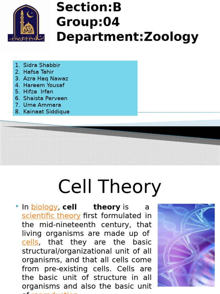 Cell Theory | PDF