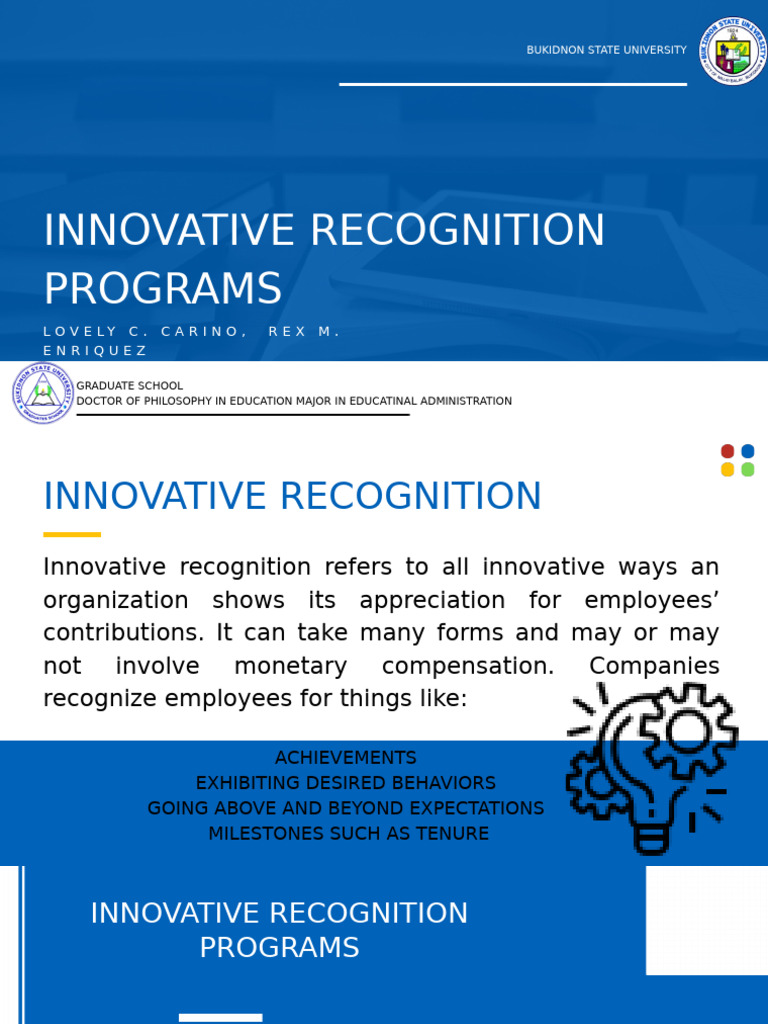 Innovative Recognition Program | PDF