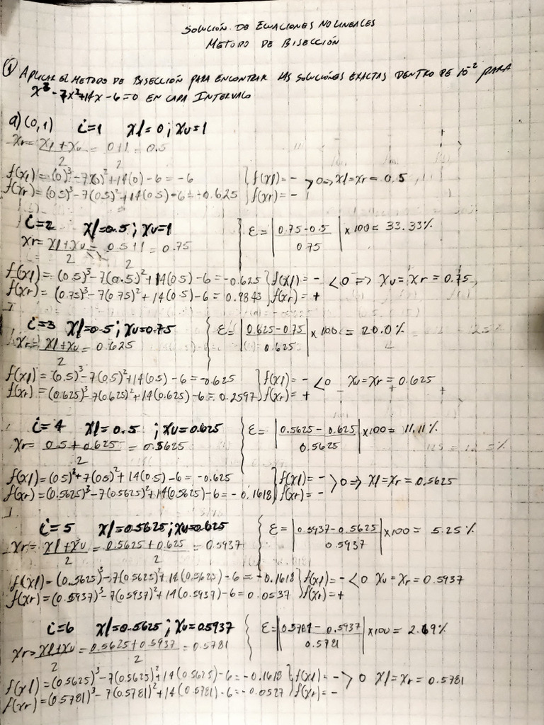 Tarea 1 Análisis Numérico | PDF