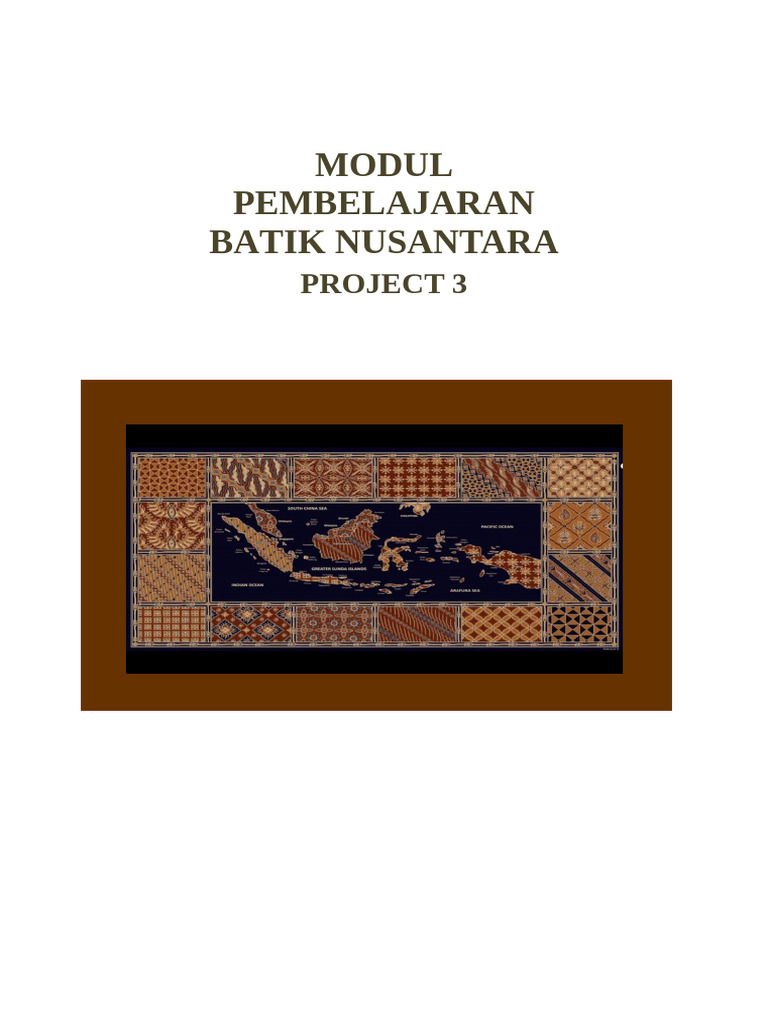 Modul Project Batik | PDF