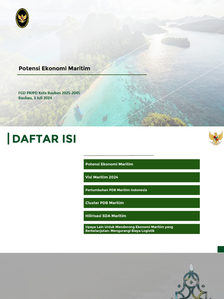 Potensi Ekonomi Maritim | PDF