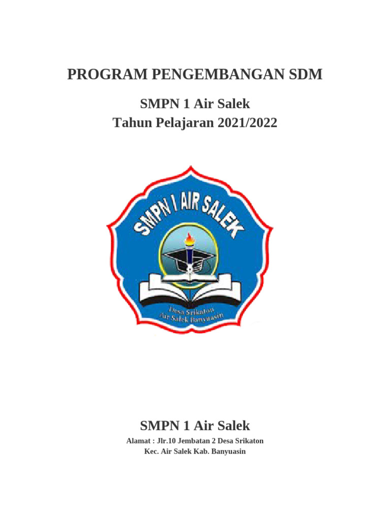 Program Pengembangan SDM | PDF